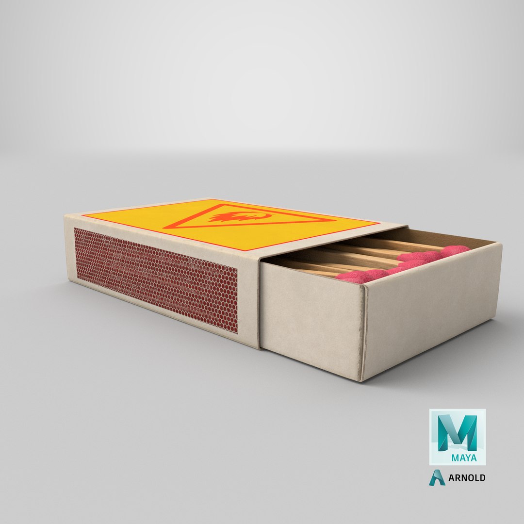 3D matchbox match model - TurboSquid 1392176