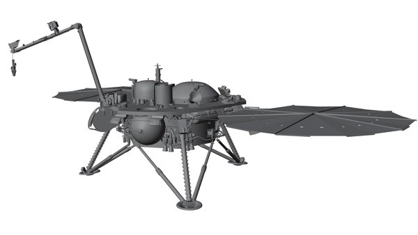 3D Insight lander - TurboSquid 1768095