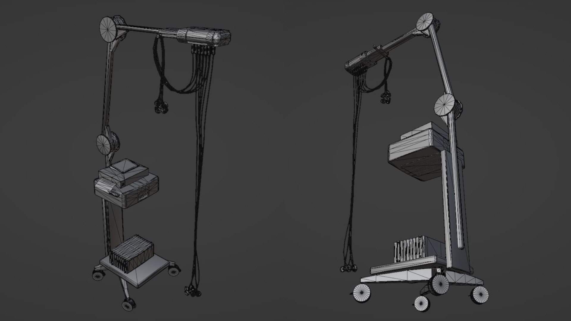 3D Electrocardiograph Device Model - TurboSquid 2238414