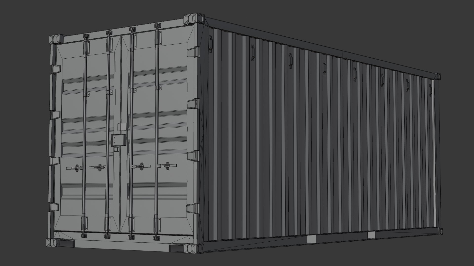 Modular Container Set 3D Model - TurboSquid 2387067