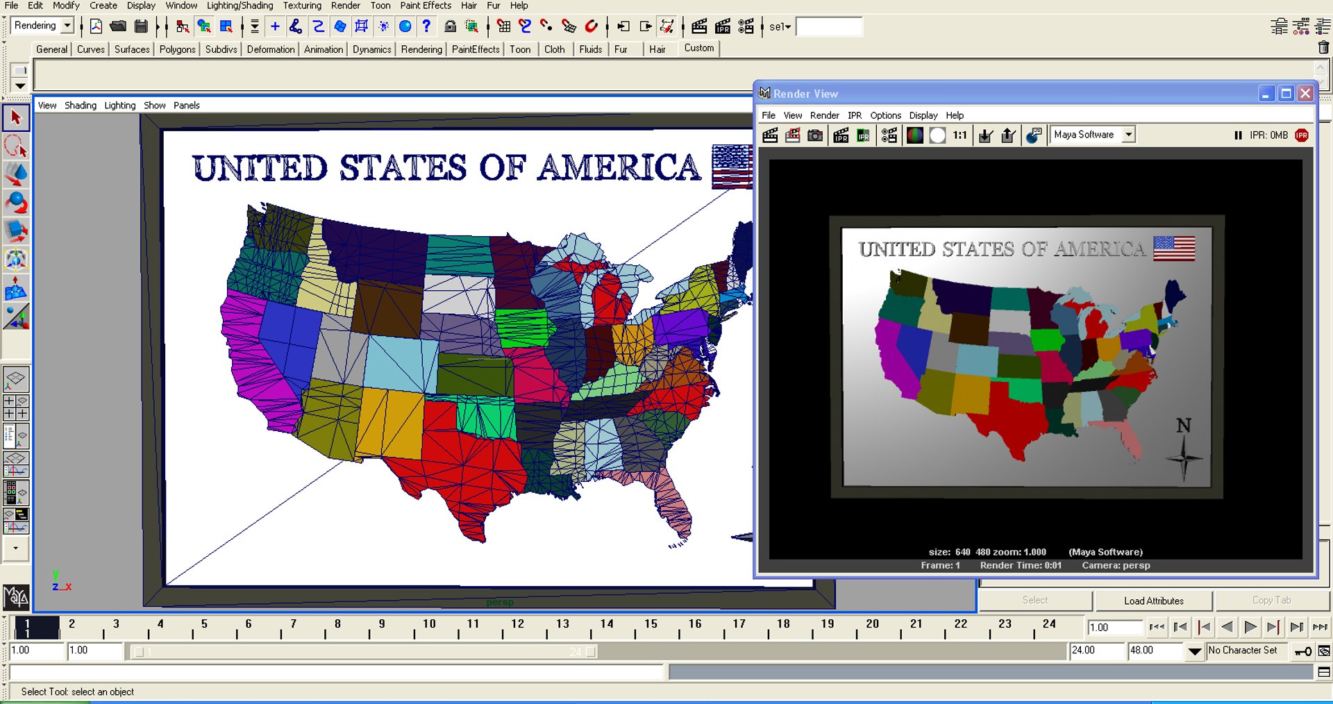 3d Model Geopolitical America Globe