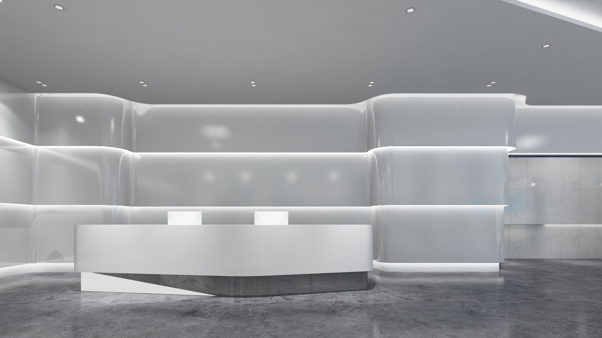 Lobby Reception 12 3D Model - TurboSquid 2231871