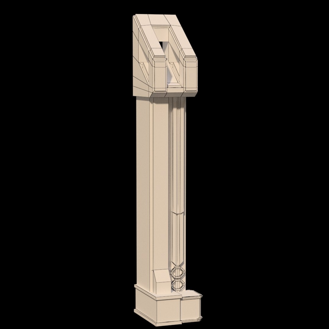 Fantasy Column 3D Model - TurboSquid 1456350