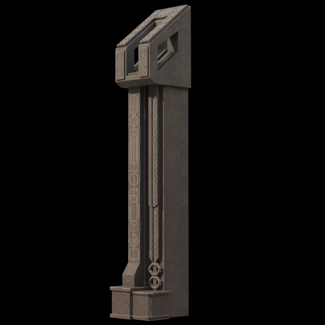 Fantasy Column 3D Model - TurboSquid 1456350