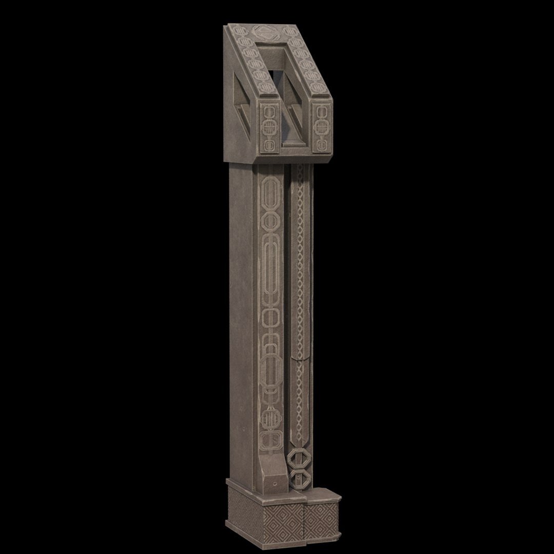 Fantasy Column 3D Model - TurboSquid 1456350