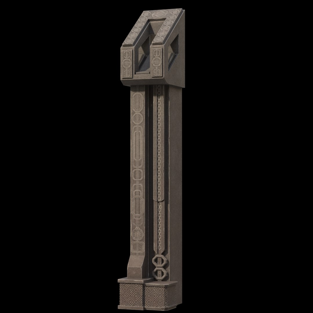 Fantasy Column 3D Model - TurboSquid 1456350