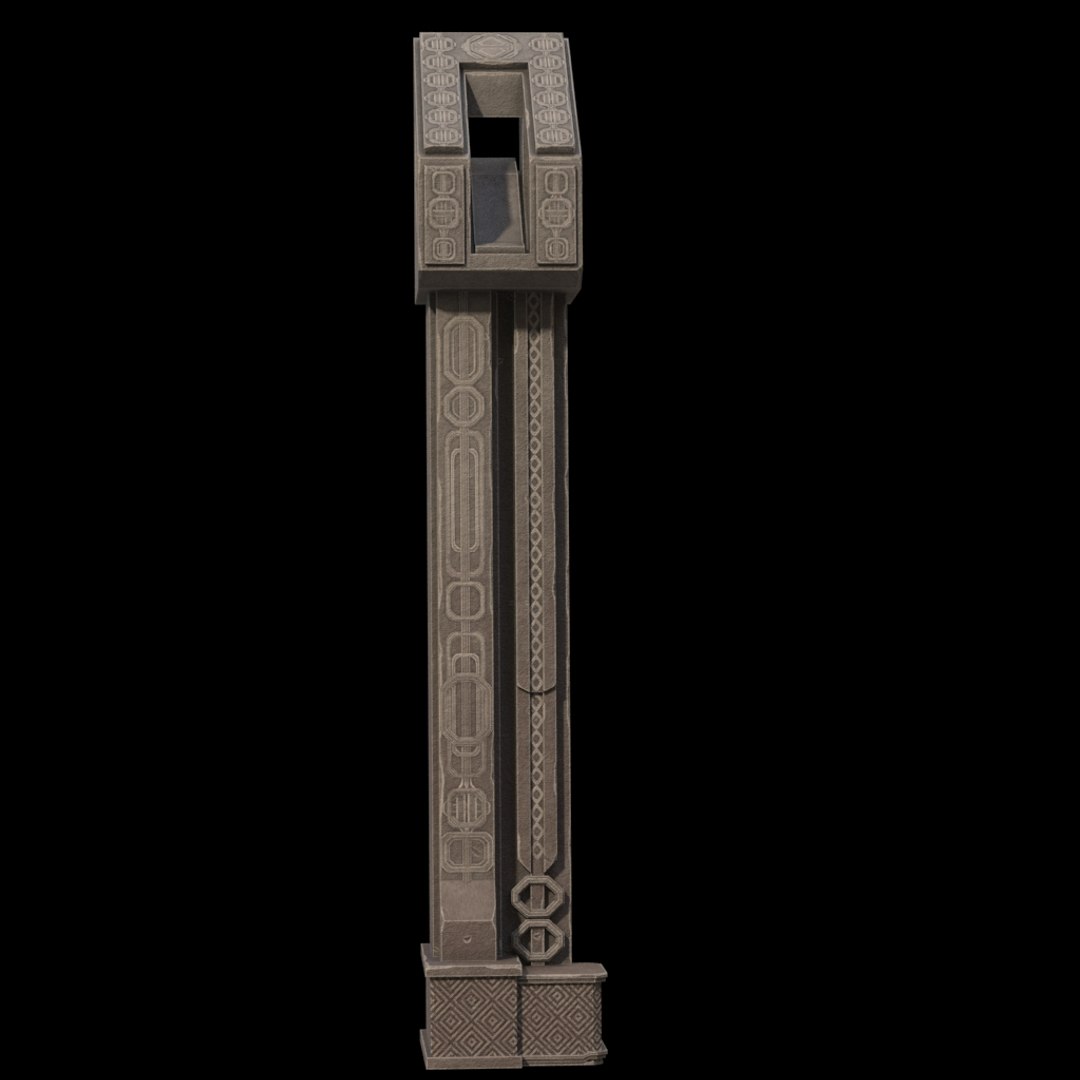 Fantasy Column 3D Model - TurboSquid 1456350