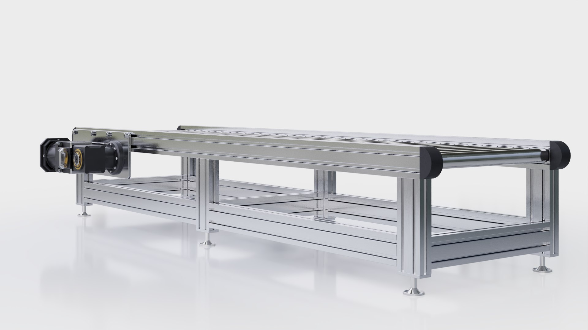 Roller Conveyor 3D Model - TurboSquid 1685049