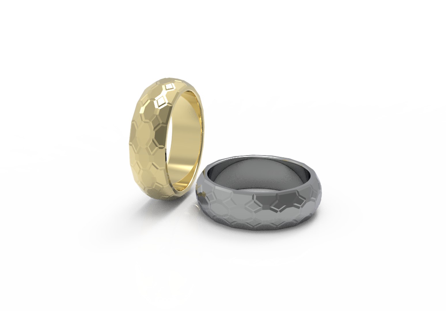 Faceted Ring 3D - TurboSquid 1370873