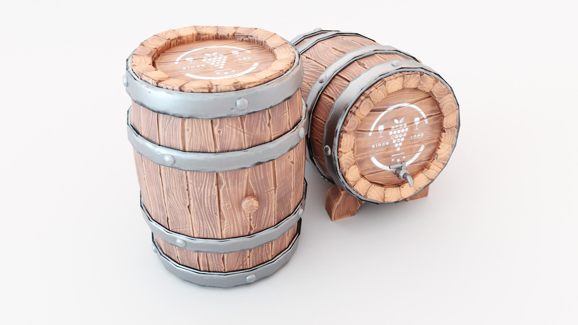 3D Model Barrel - TurboSquid 2093759