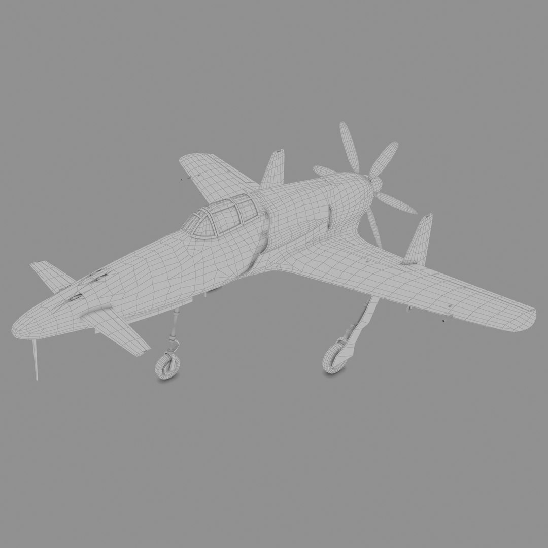 Kyushu J7w Shinden 3D - TurboSquid 1436682