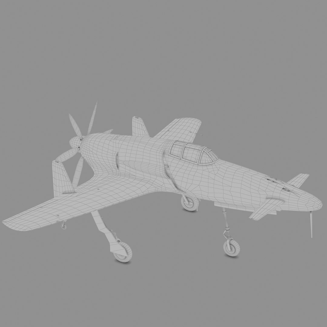 Kyushu J7w Shinden 3D - TurboSquid 1436682