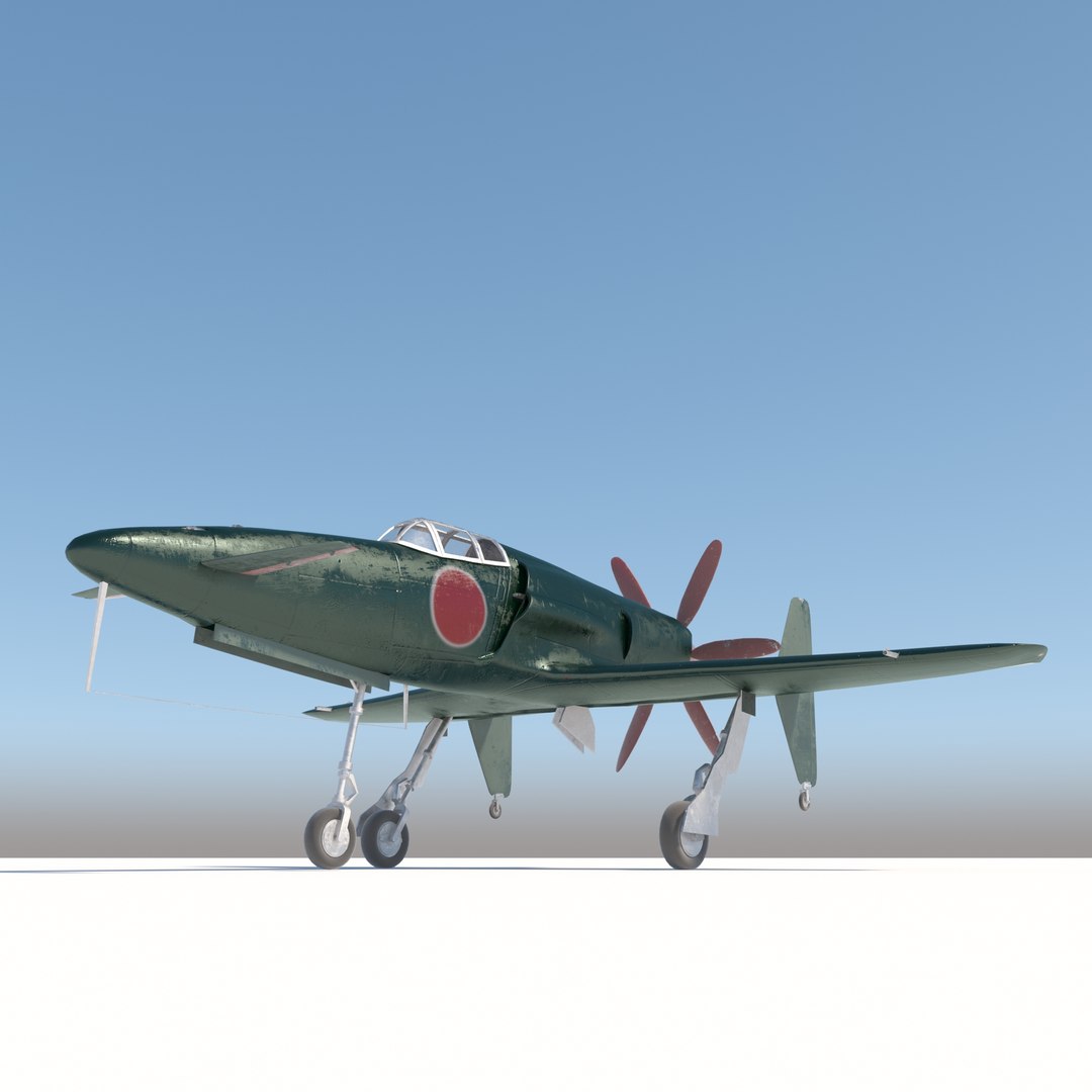 Kyushu J7w Shinden 3D - TurboSquid 1436682