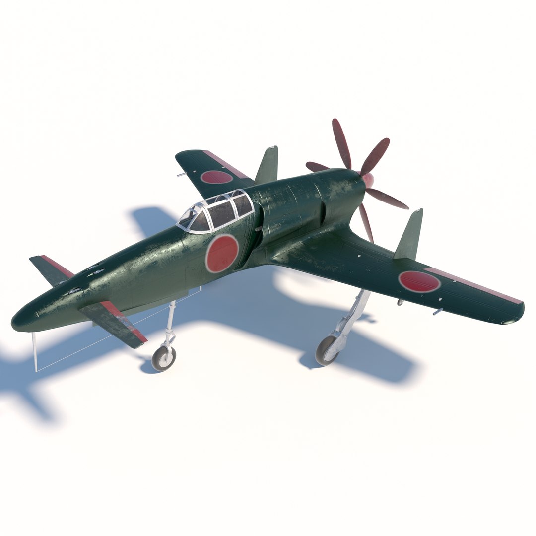 Kyushu J7w Shinden 3D - TurboSquid 1436682
