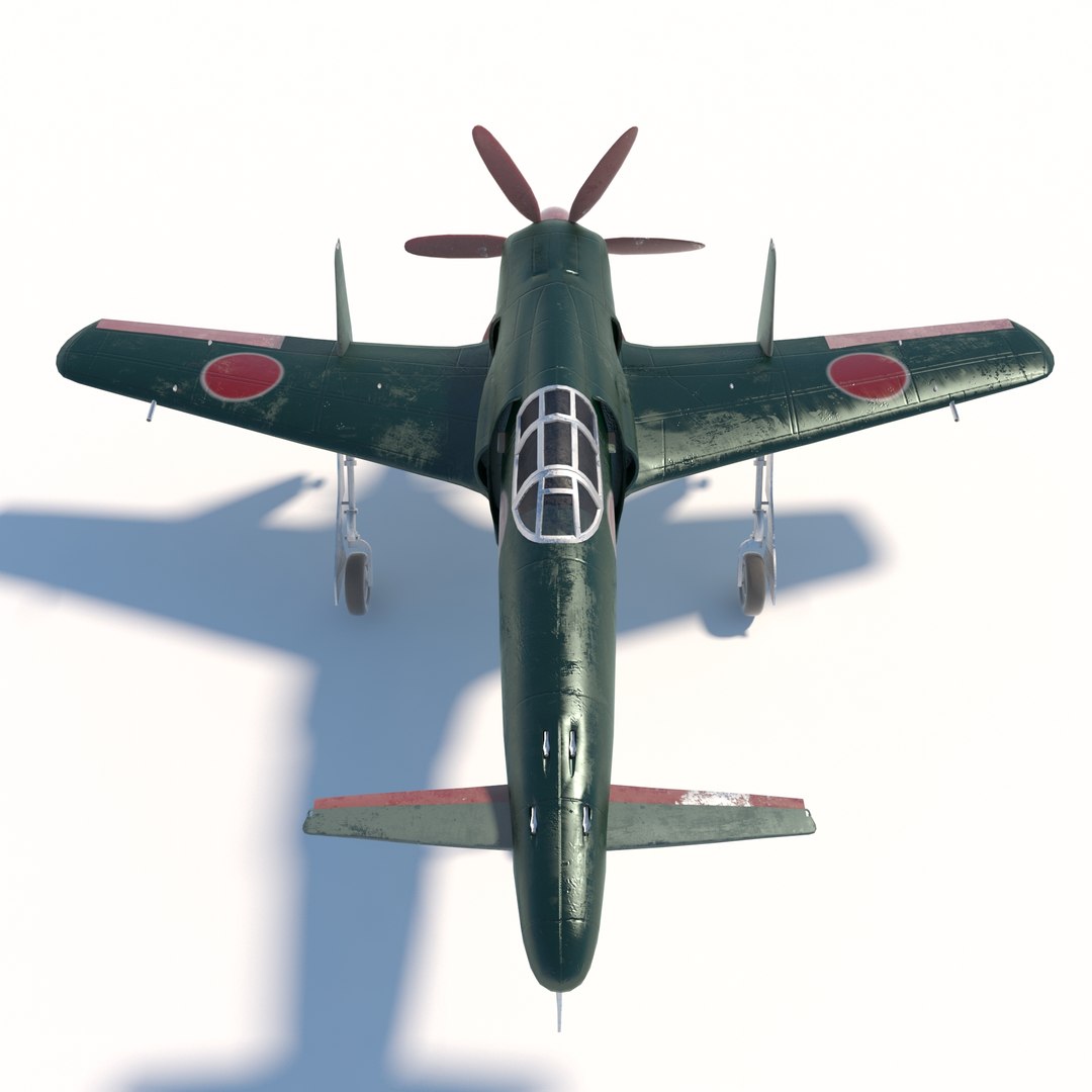Kyushu J7w Shinden 3D - TurboSquid 1436682