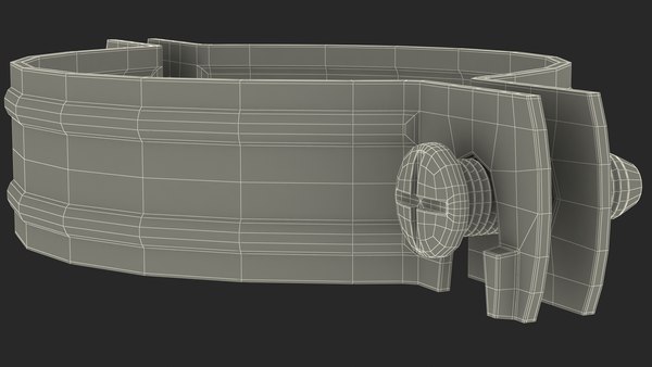 Stainless Steel Pipe Clamp 3D model - TurboSquid 1785454