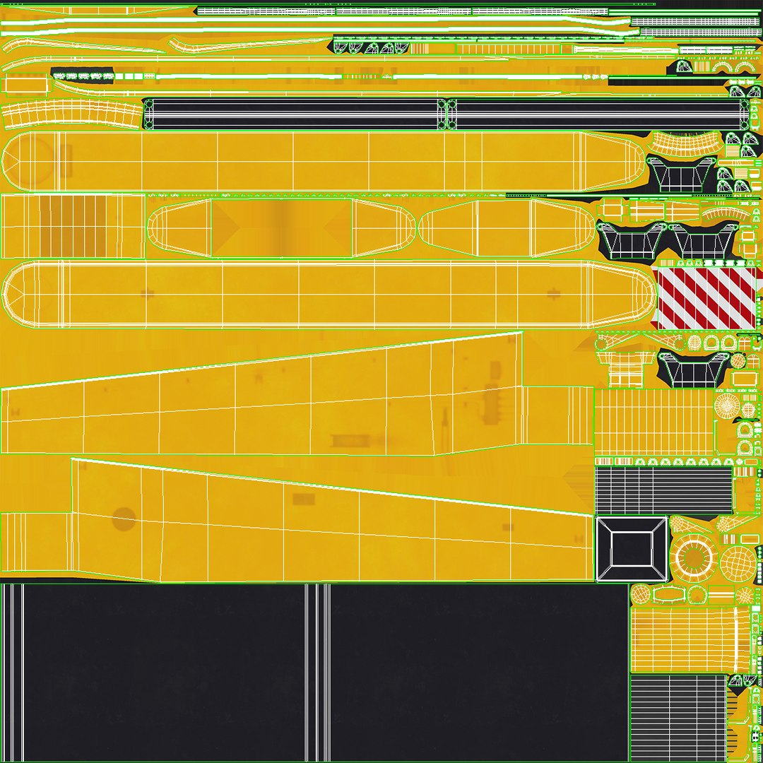 3D Model Crane Outrigger Large 03 - TurboSquid 1679942