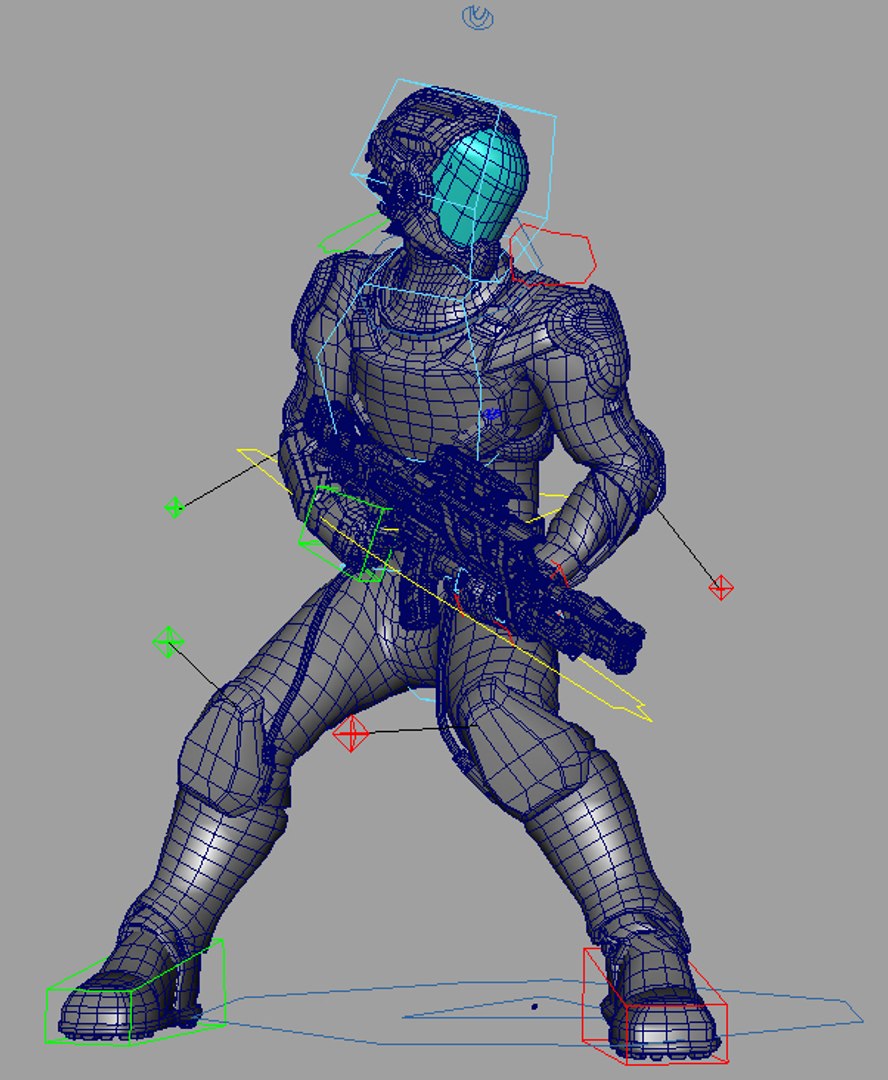 Suit Rigged Animation Ma