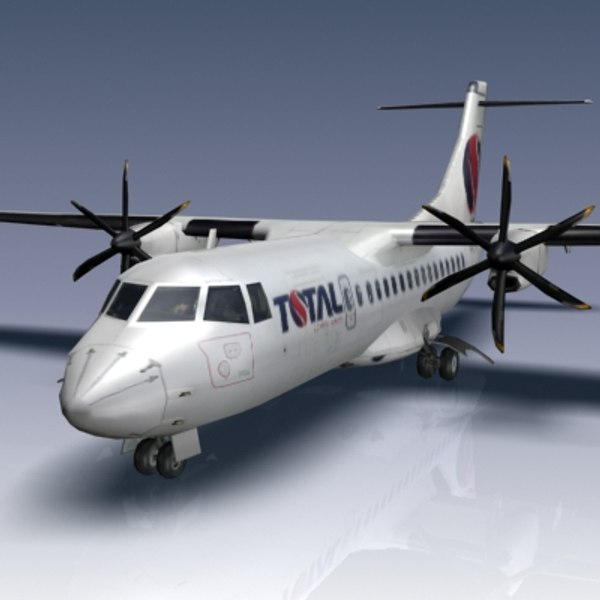 3d model atr 42 42-500