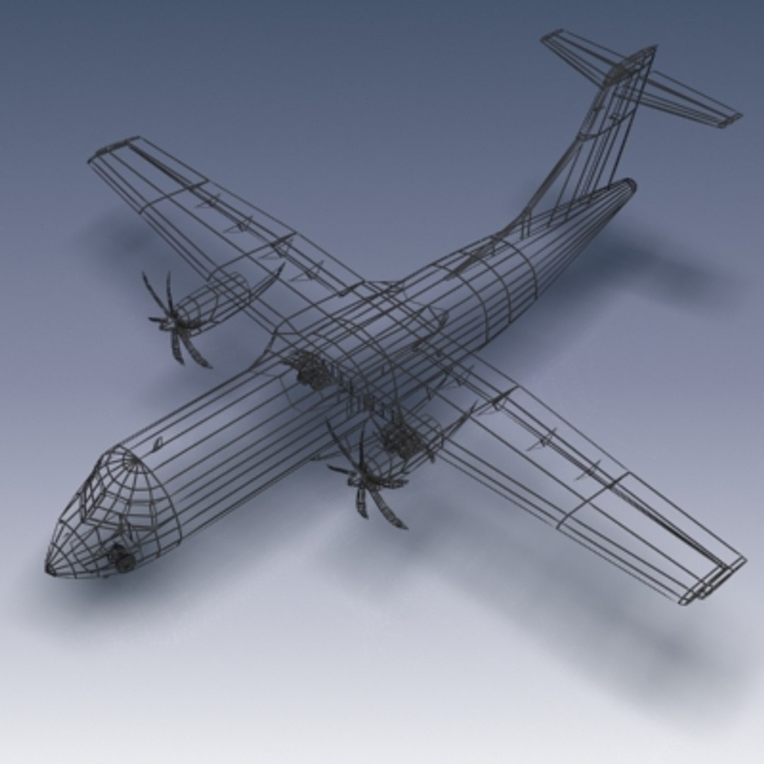 3d Model Atr 42 42-500