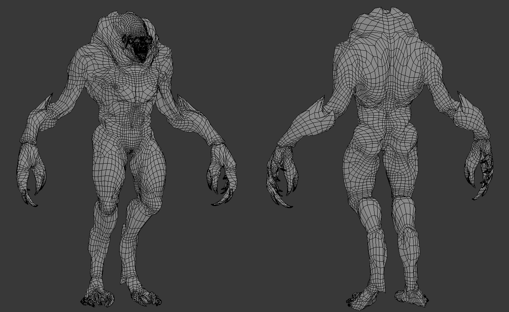 Crab Humanoid Creature 3D Model - TurboSquid 1971385