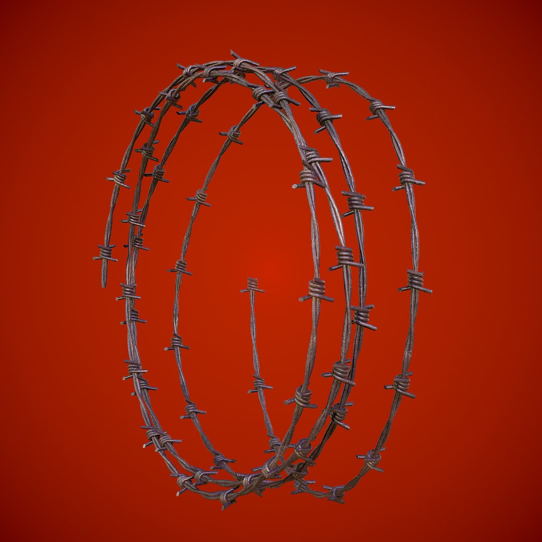 3D Barbed Wire PBR Collection Model - TurboSquid 1971410