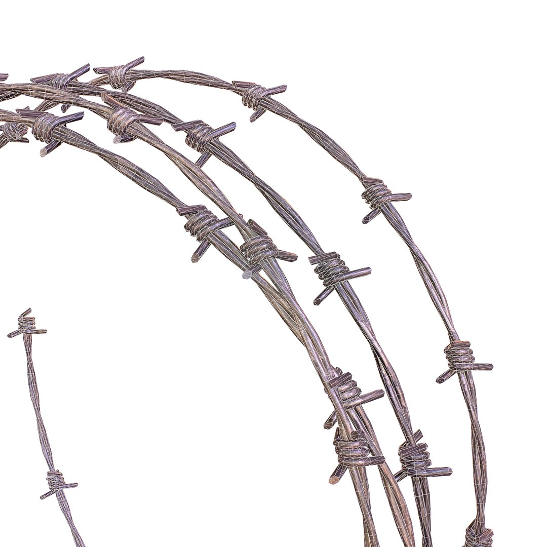 3D Barbed Wire PBR Collection Model - TurboSquid 1971410