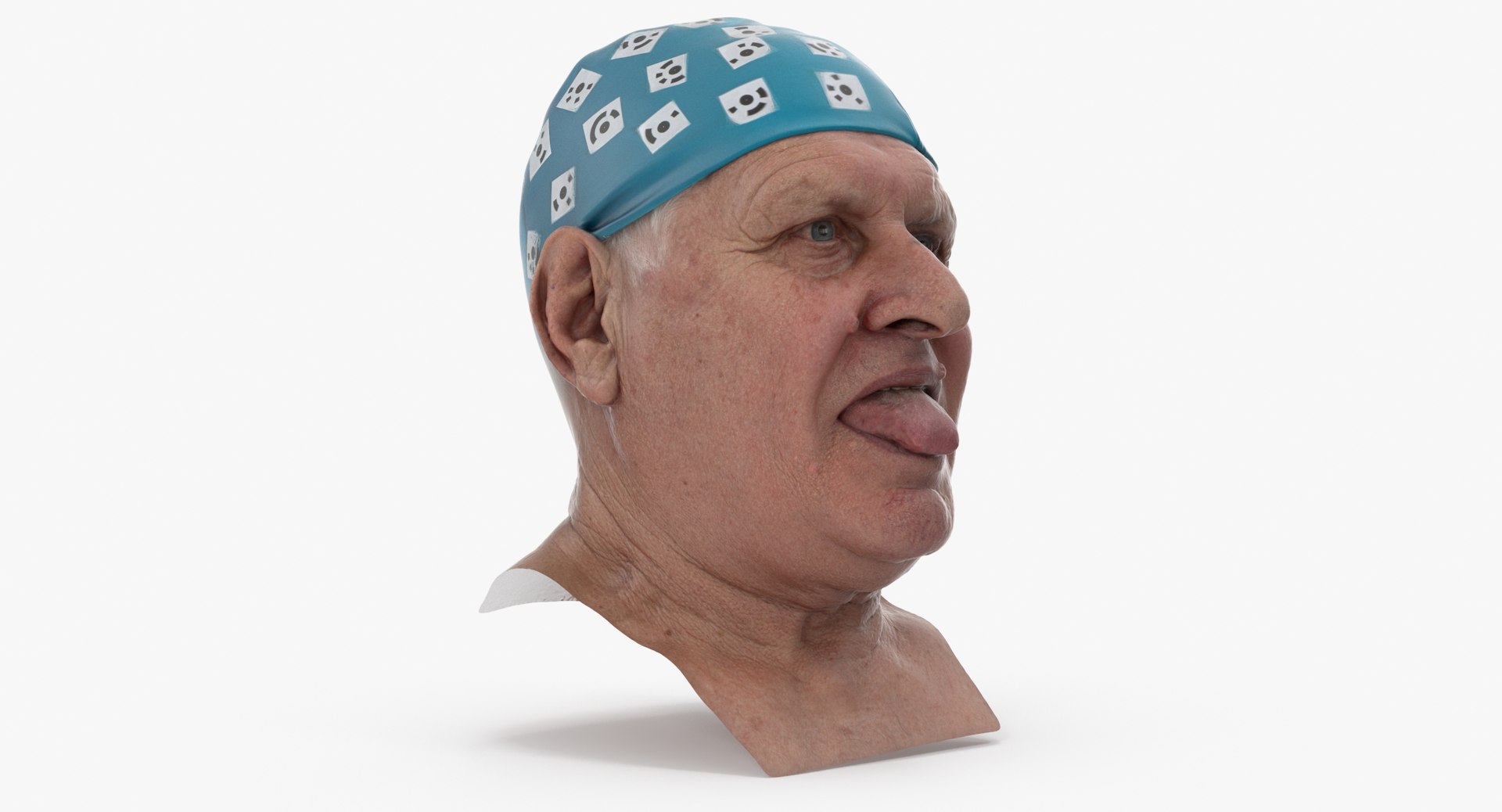 3D Homer Human Head Tongue Show Down AU19 Clean Scan - TurboSquid 1740176