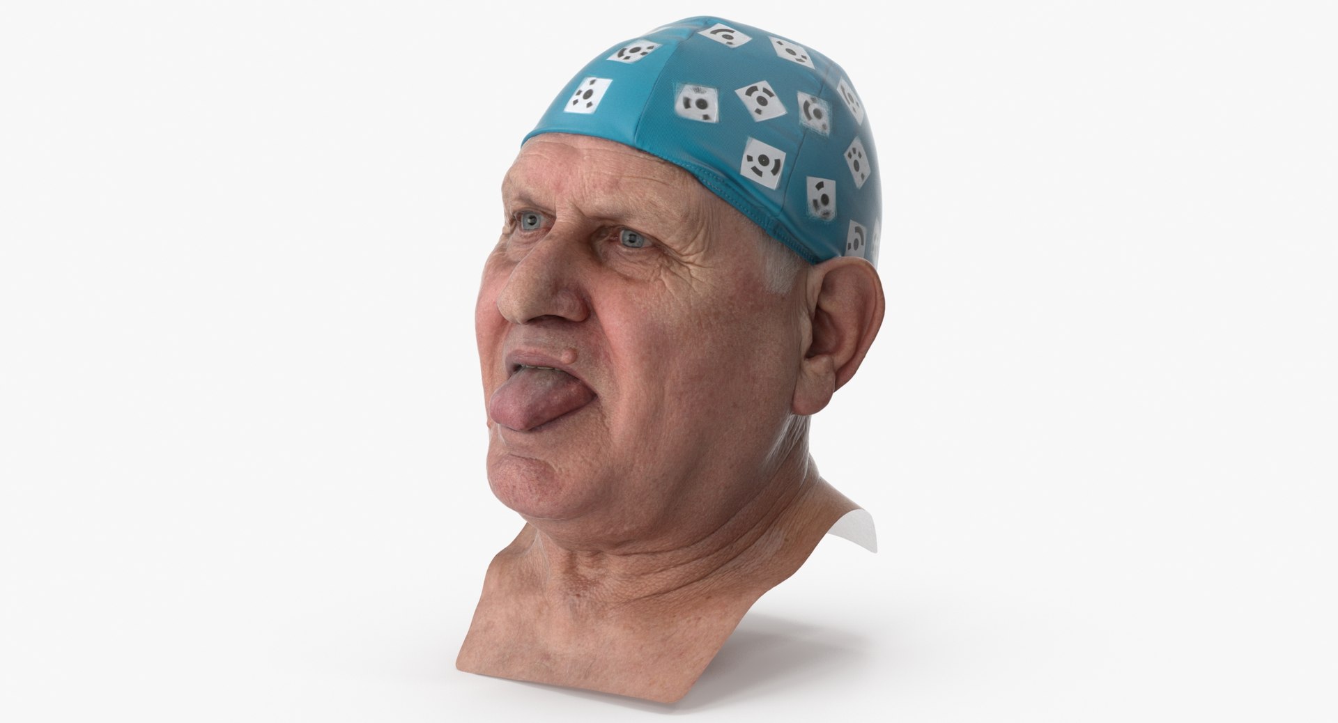 3D Homer Human Head Tongue Show Down AU19 Clean Scan - TurboSquid 1740176