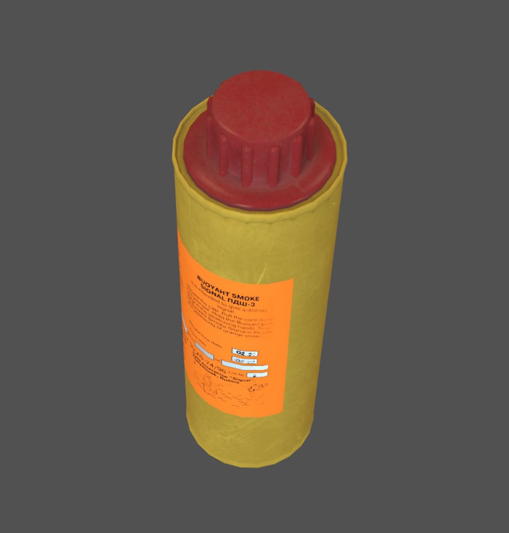 Pyrotechnic Signal Sea 3D Model - TurboSquid 1351701
