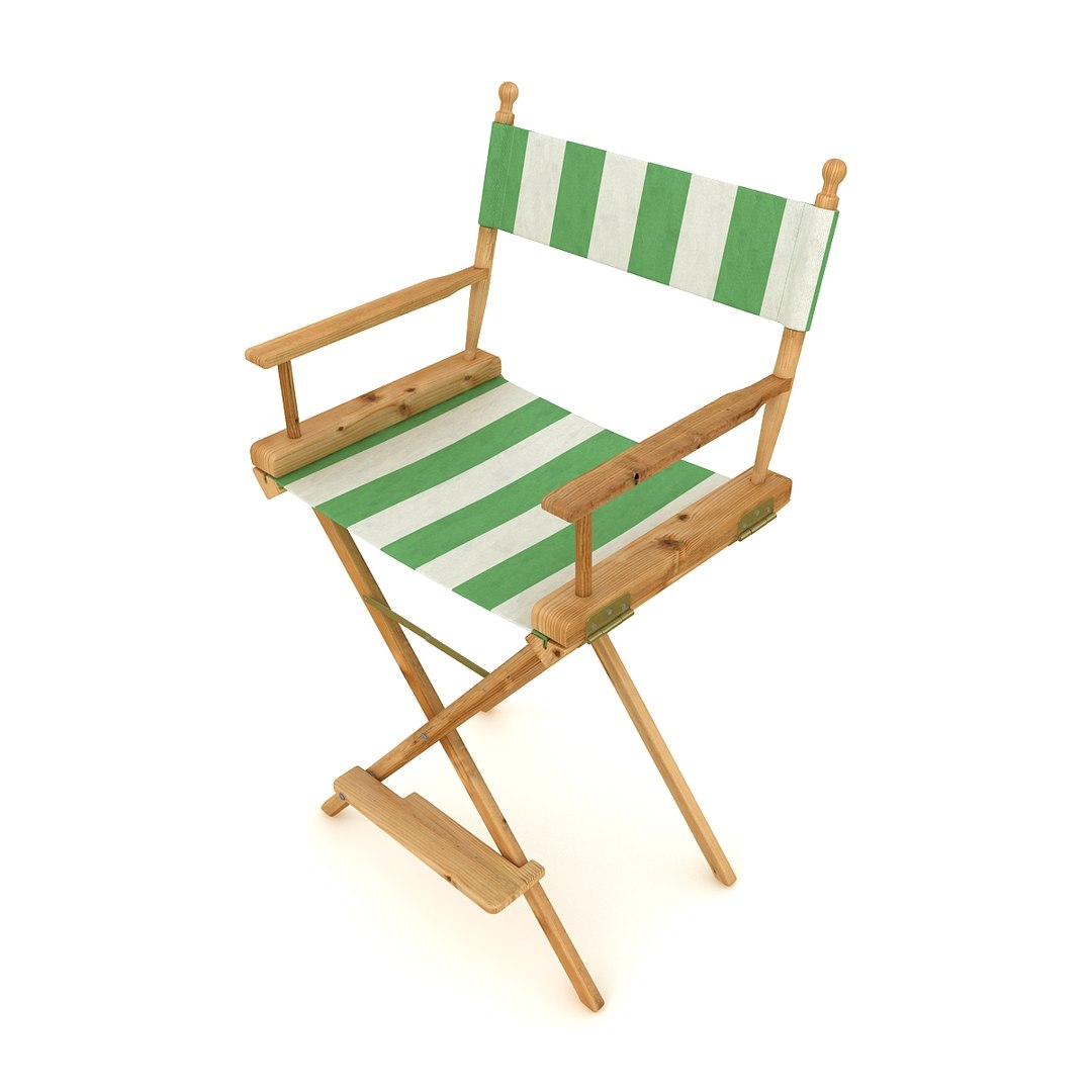 3d directors chair model