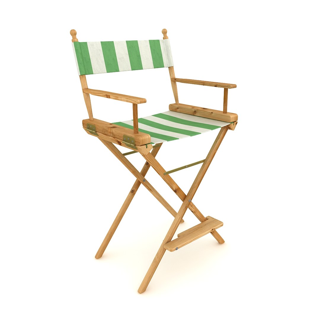 3d directors chair model