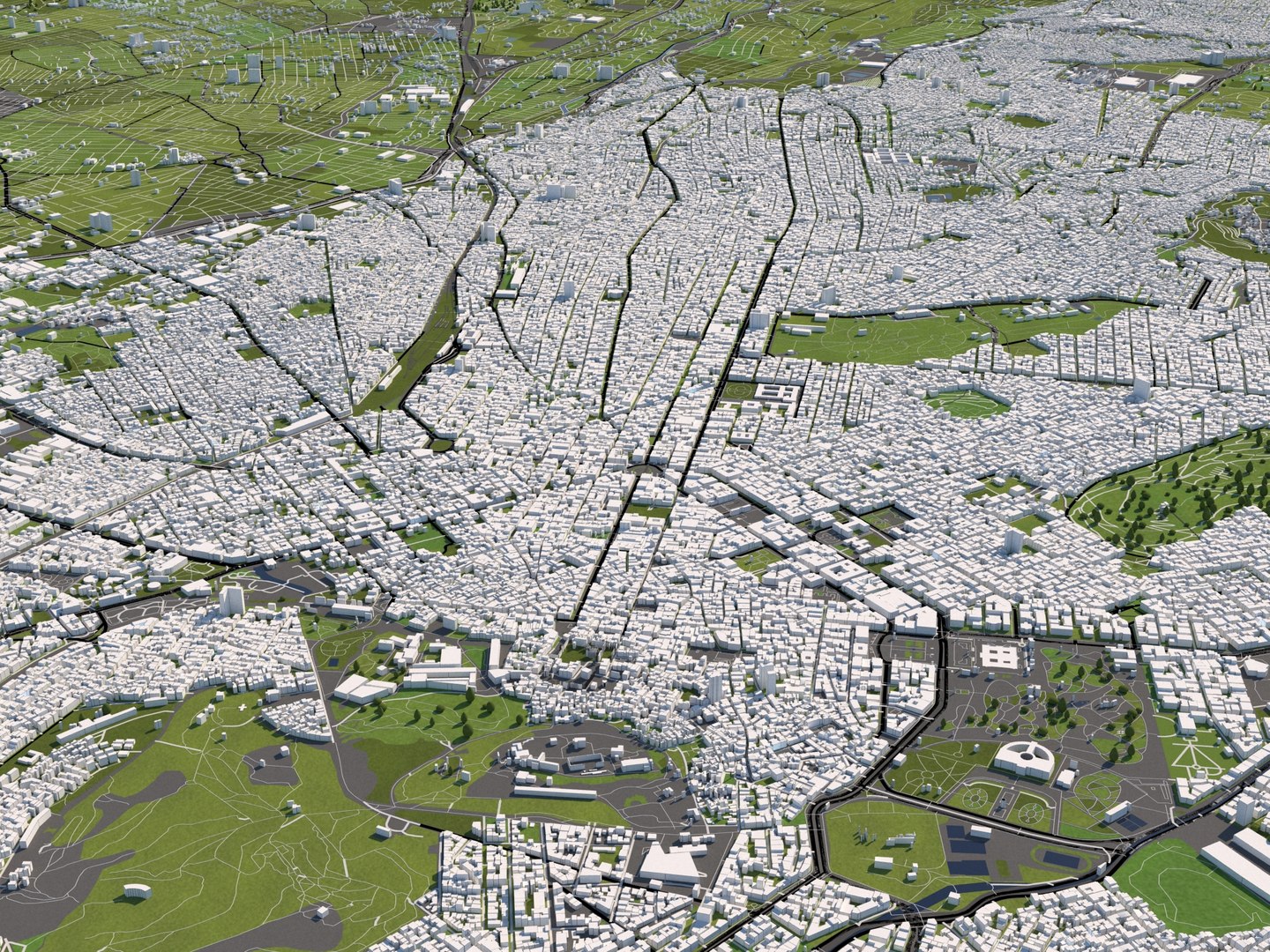 Buildings Houses Maps Model - TurboSquid 1620965