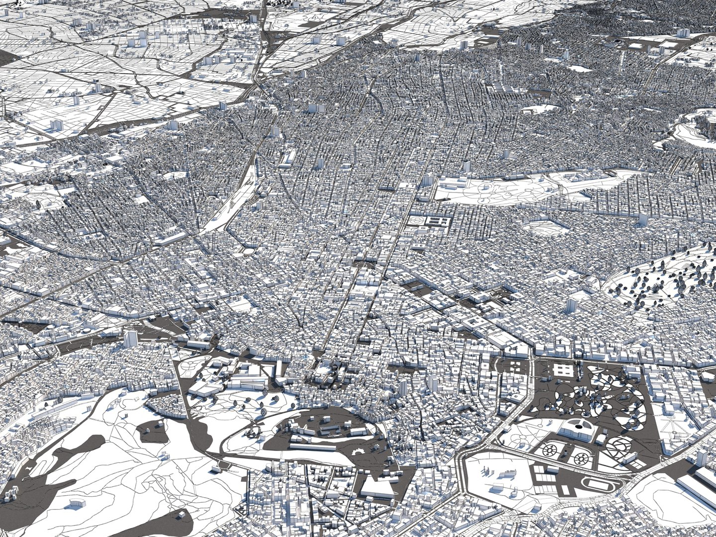 Buildings Houses Maps Model - TurboSquid 1620965