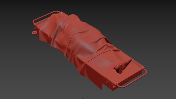 3D model realistic dead body covered - TurboSquid 1447539