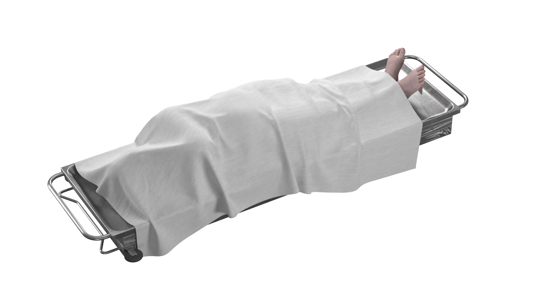 3D Model Realistic Dead Body Covered - TurboSquid 1447539