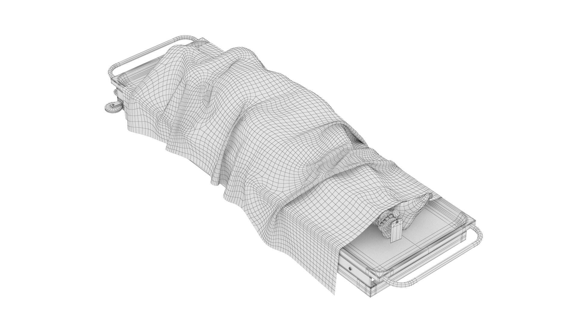 3D Model Realistic Dead Body Covered - TurboSquid 1447539