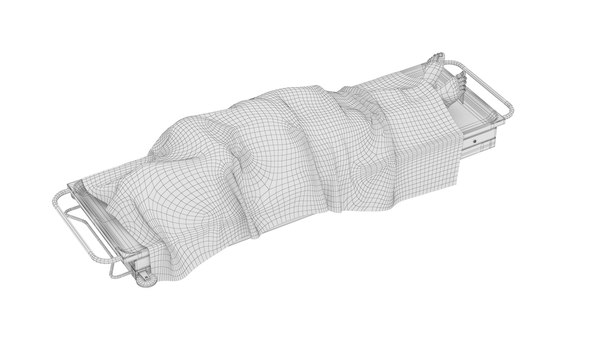 3D model realistic dead body covered - TurboSquid 1447539