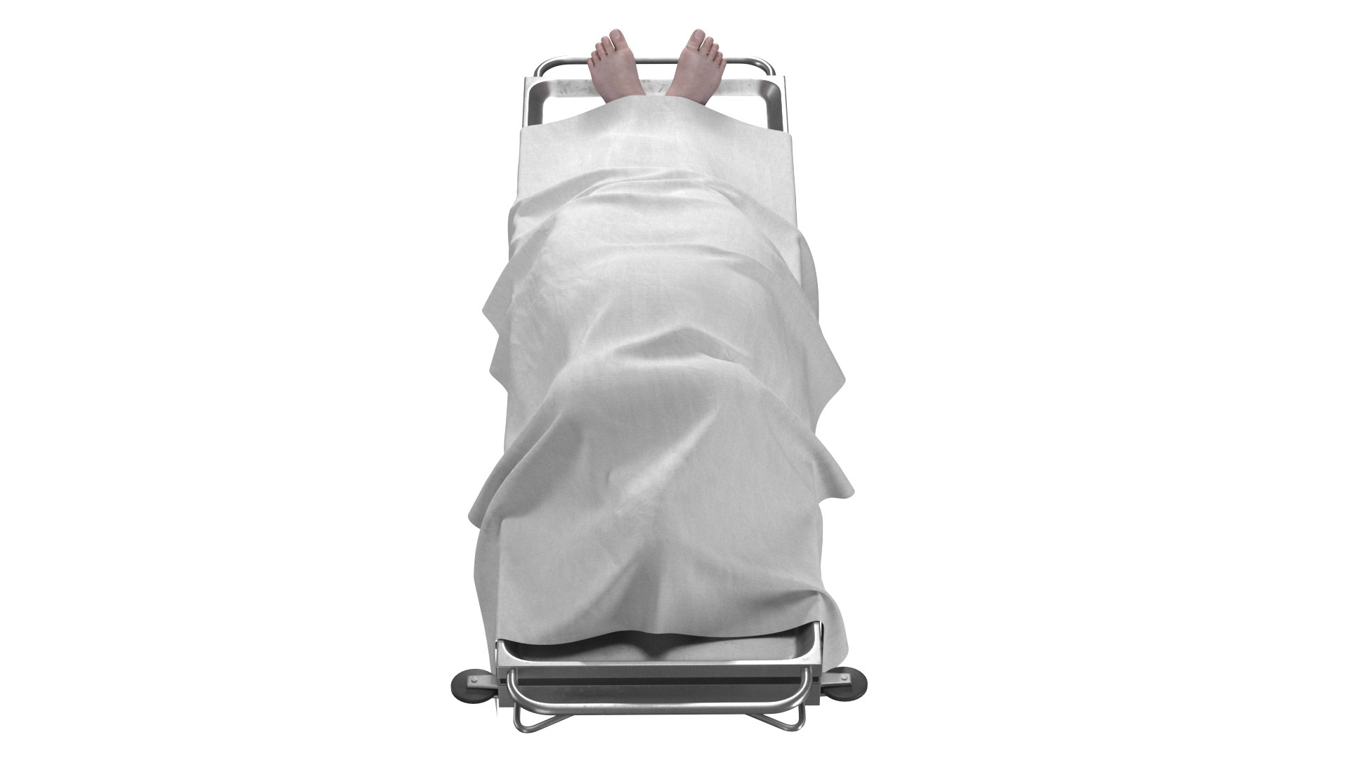 3D Model Realistic Dead Body Covered - TurboSquid 1447539