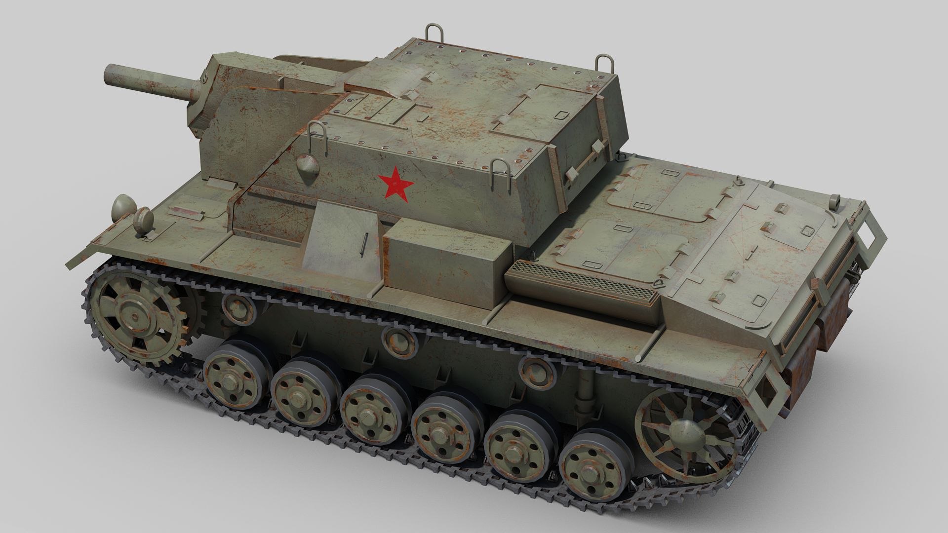 SG 122 Assault Gun 3D Model - TurboSquid 2014550