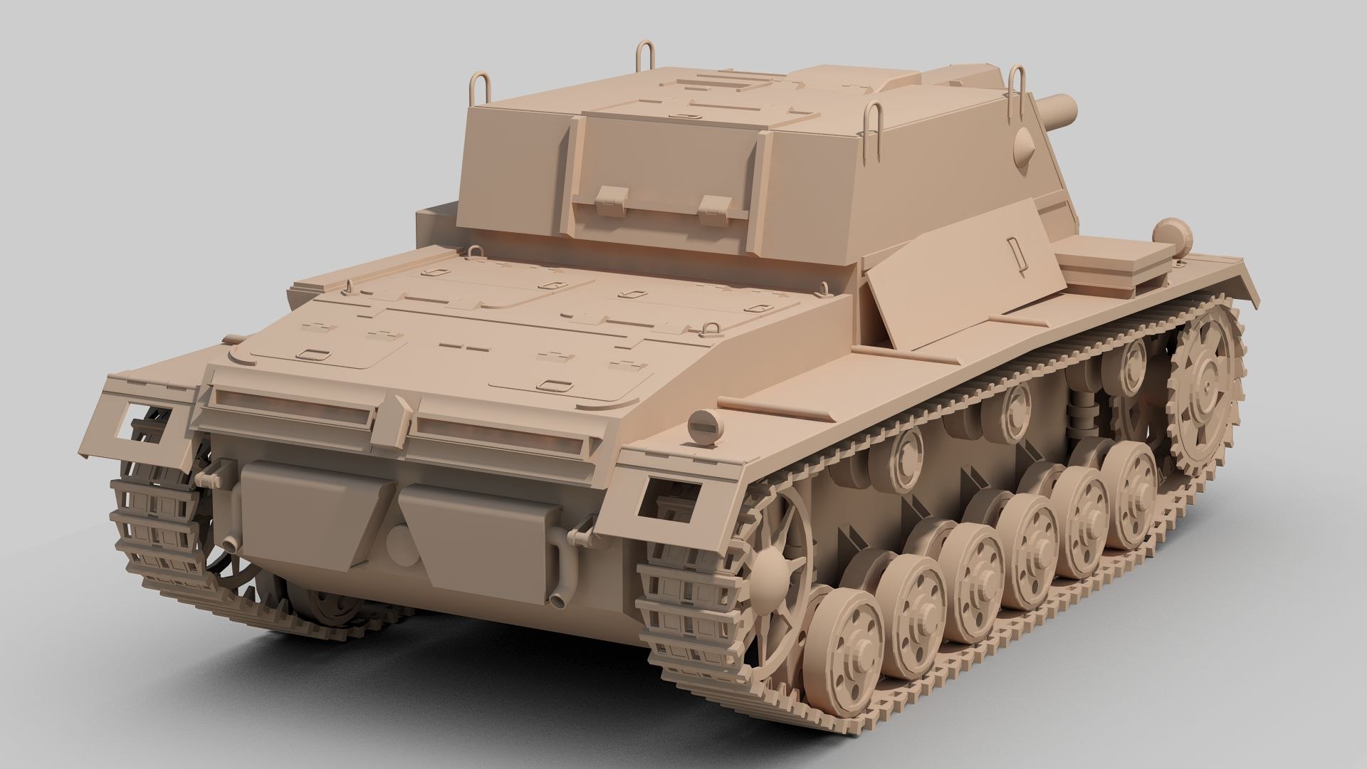 SG 122 Assault Gun 3D Model - TurboSquid 2014550