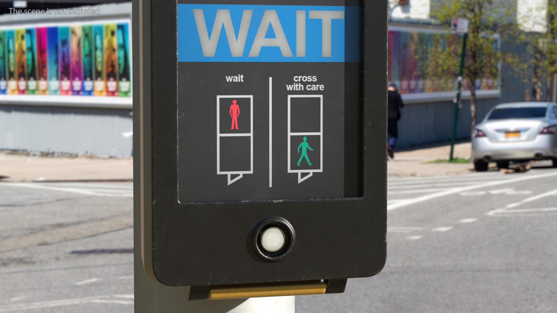 London Pedestrian Crosswalk Button Off 3D - TurboSquid 2045385