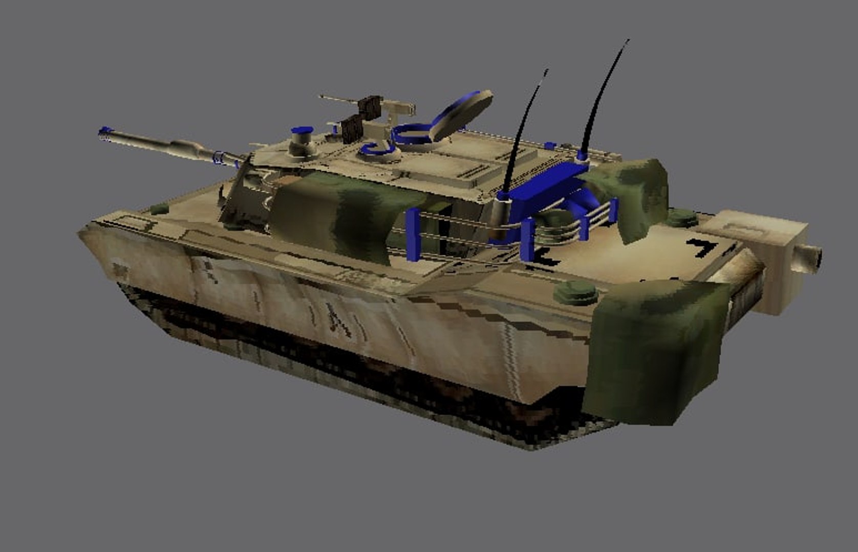 M1a2 Abrams 3d Model
