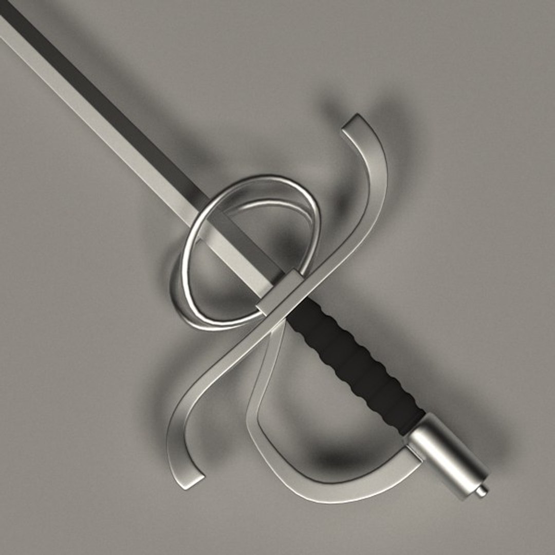 3D rapier - TurboSquid 570293