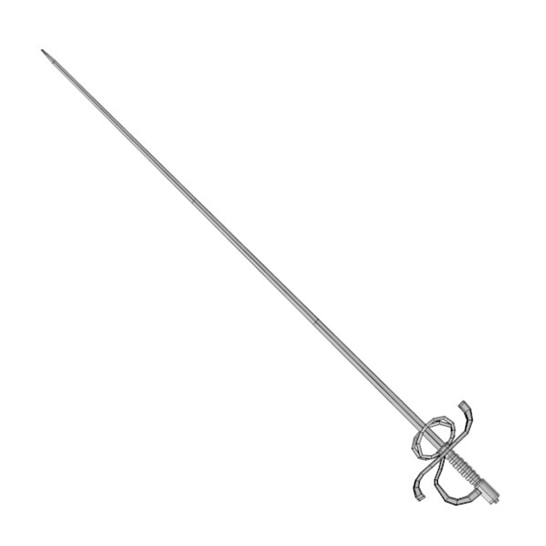 3D rapier - TurboSquid 570293