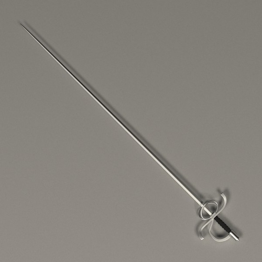 3D rapier - TurboSquid 570293