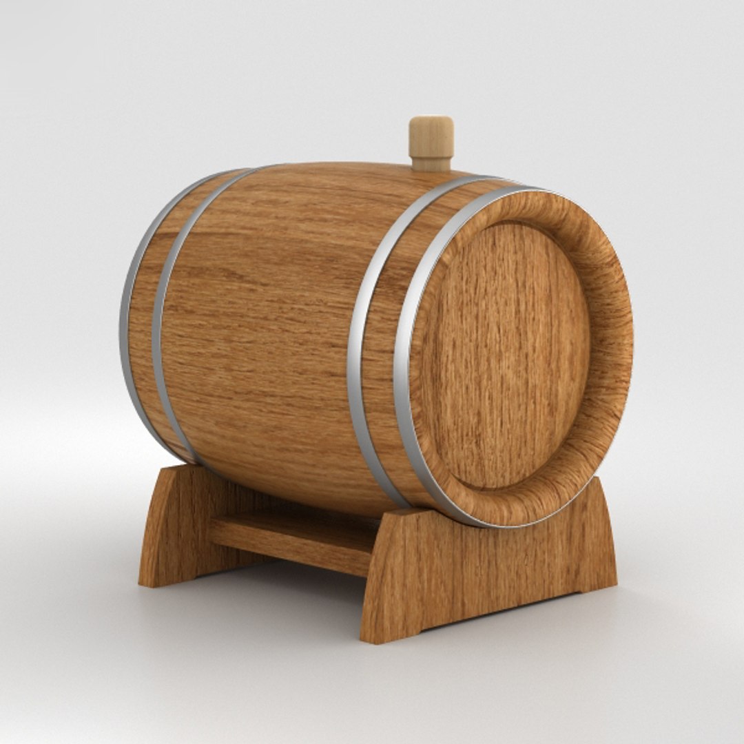 Beer Barrel Bar Model - TurboSquid 1341682