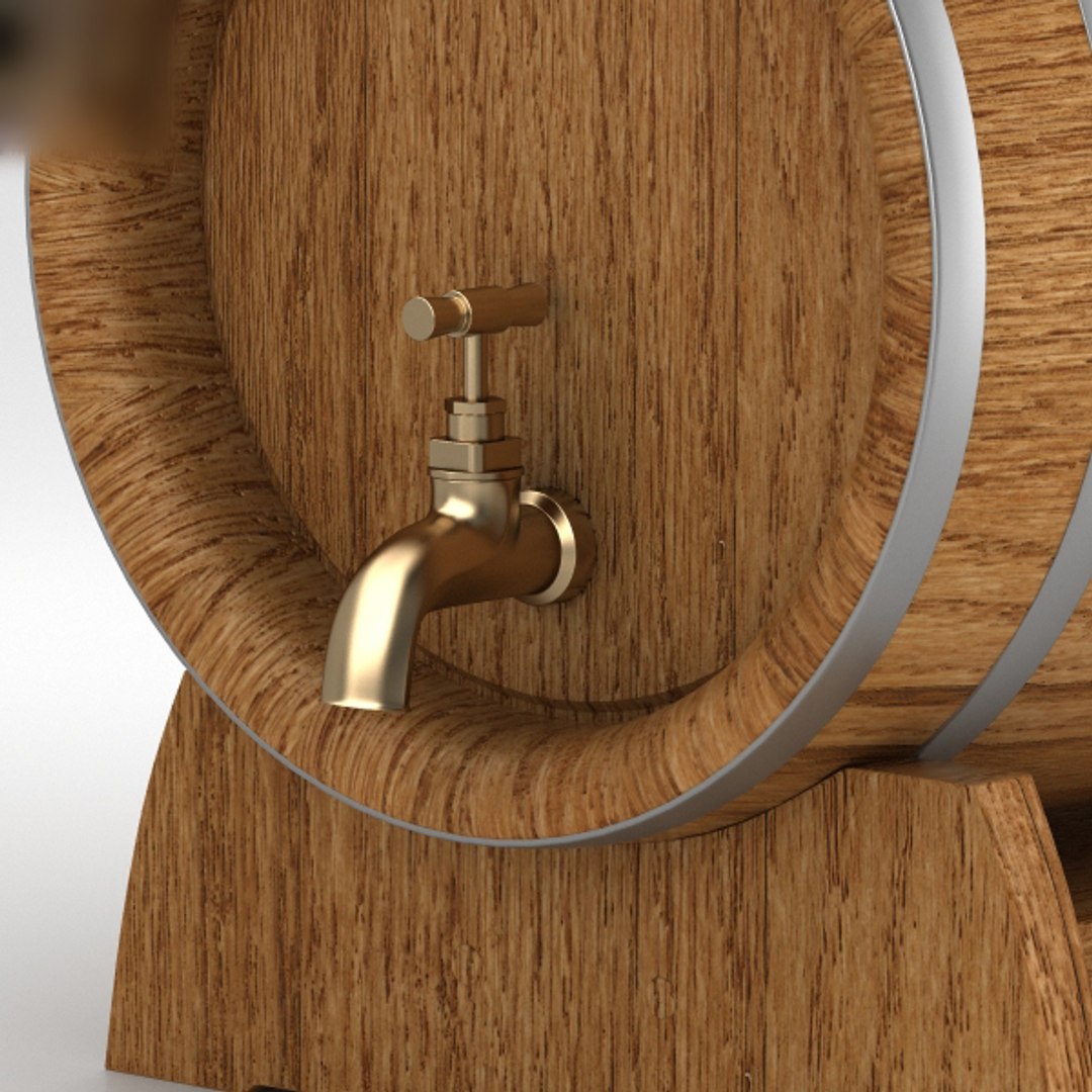 Beer Barrel Bar Model - TurboSquid 1341682