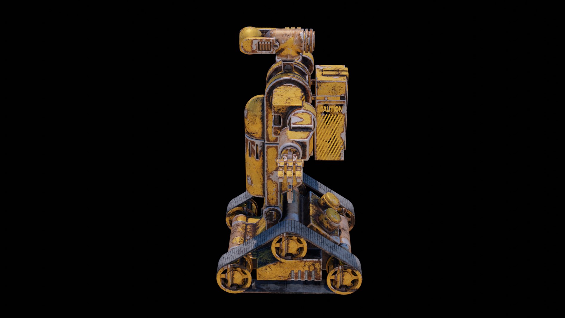 Rusty Robot Model - TurboSquid 2243487