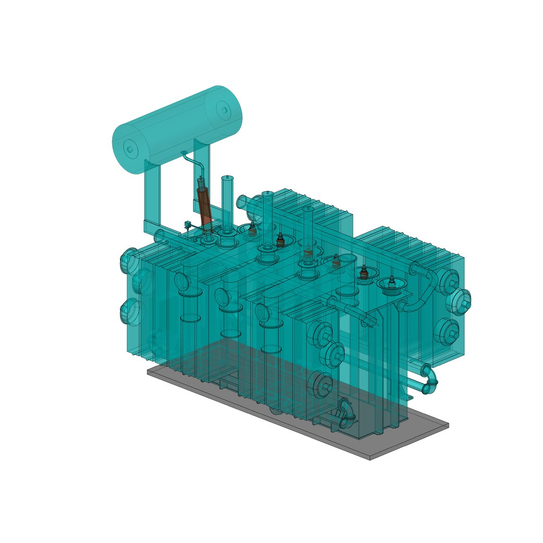 Power Transformer 3D Model - TurboSquid 2039694